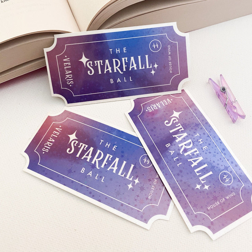 ACOTAR Starfall Ball Ticket Sticker | Sunglow Paper Co. ☀️